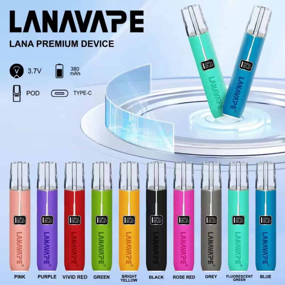 正品LANA主機-LANA電子煙一代主機帶顯示屏